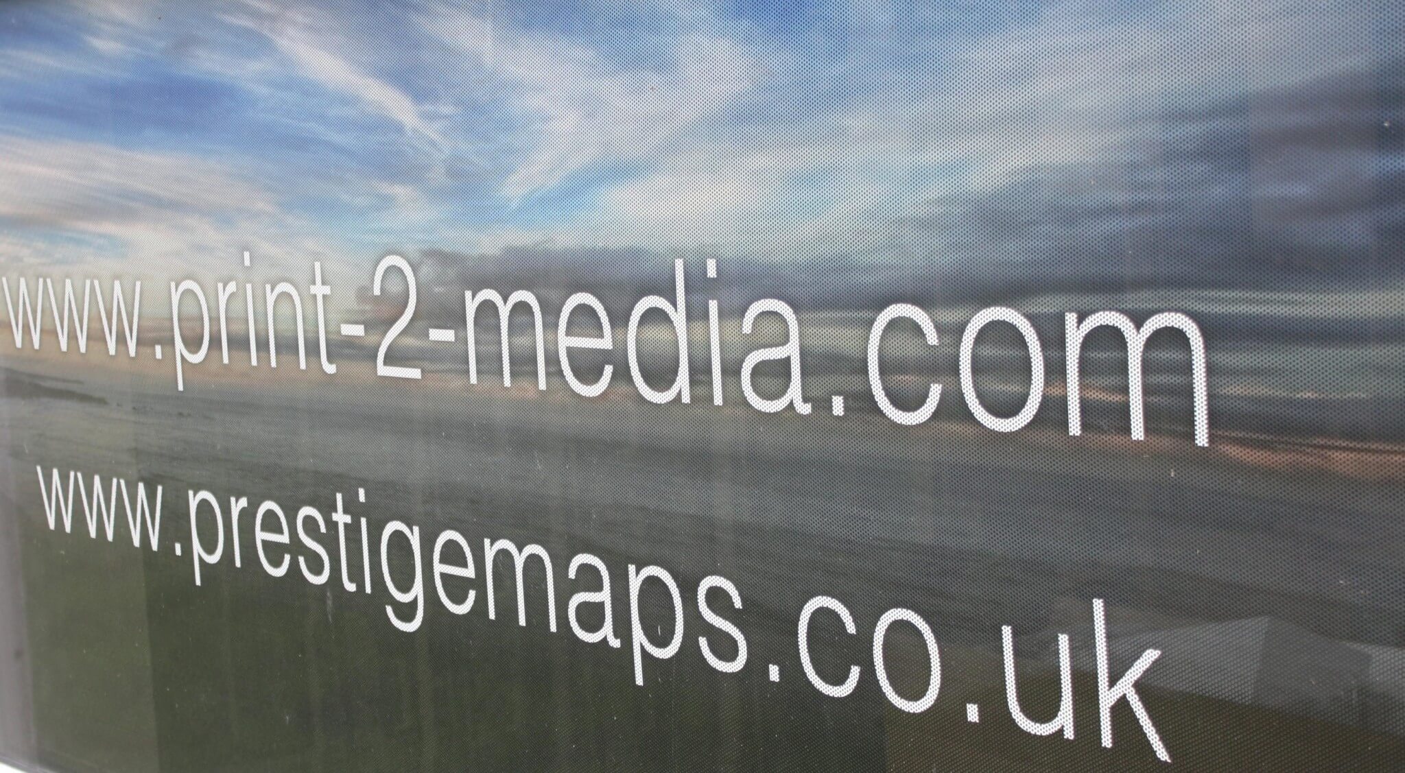 Contra vision Window Film - Custom Printed