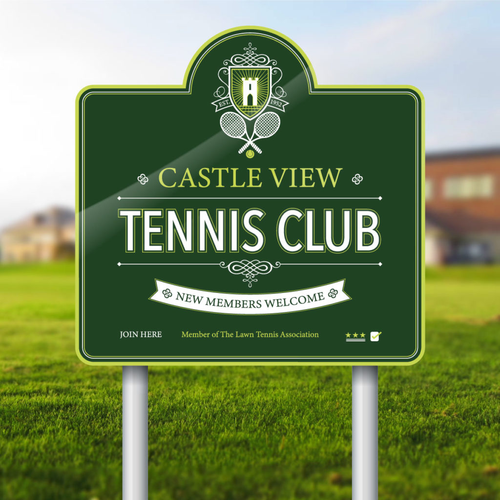 Post Mounted Signs - Print 2 Media Ltd.