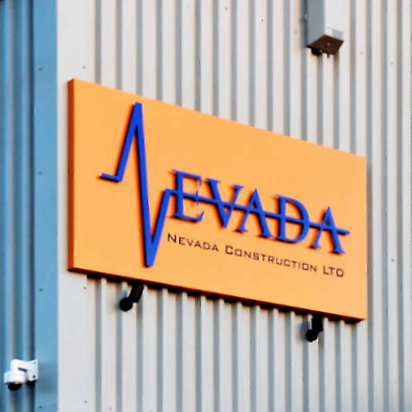 Sign trays - aluminium composite folded signs for buildings - Print 2 Media