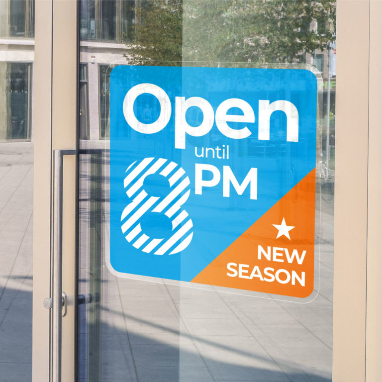 Clear Window Vinyl | Window Stickers | Print 2 Media Ltd