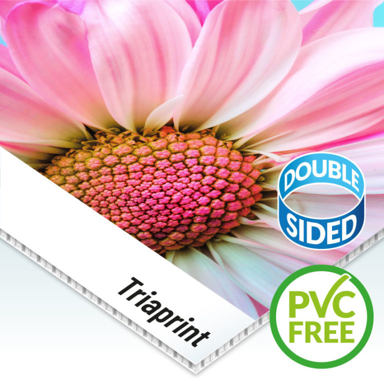 Double Sided Triaprint Signs - Recyclable Plastic Signage